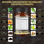 natural hair support with saw palmetto