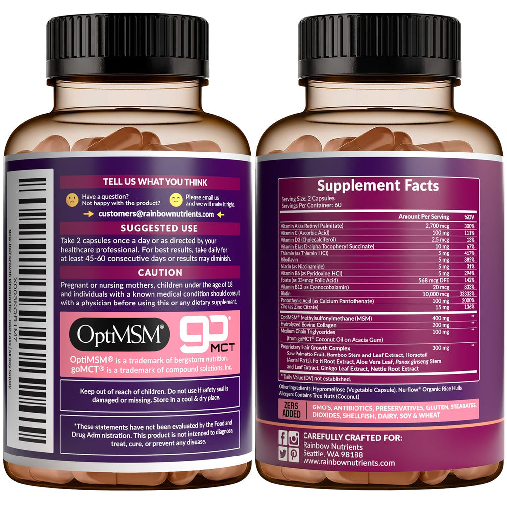 natural hair vitality with biotin