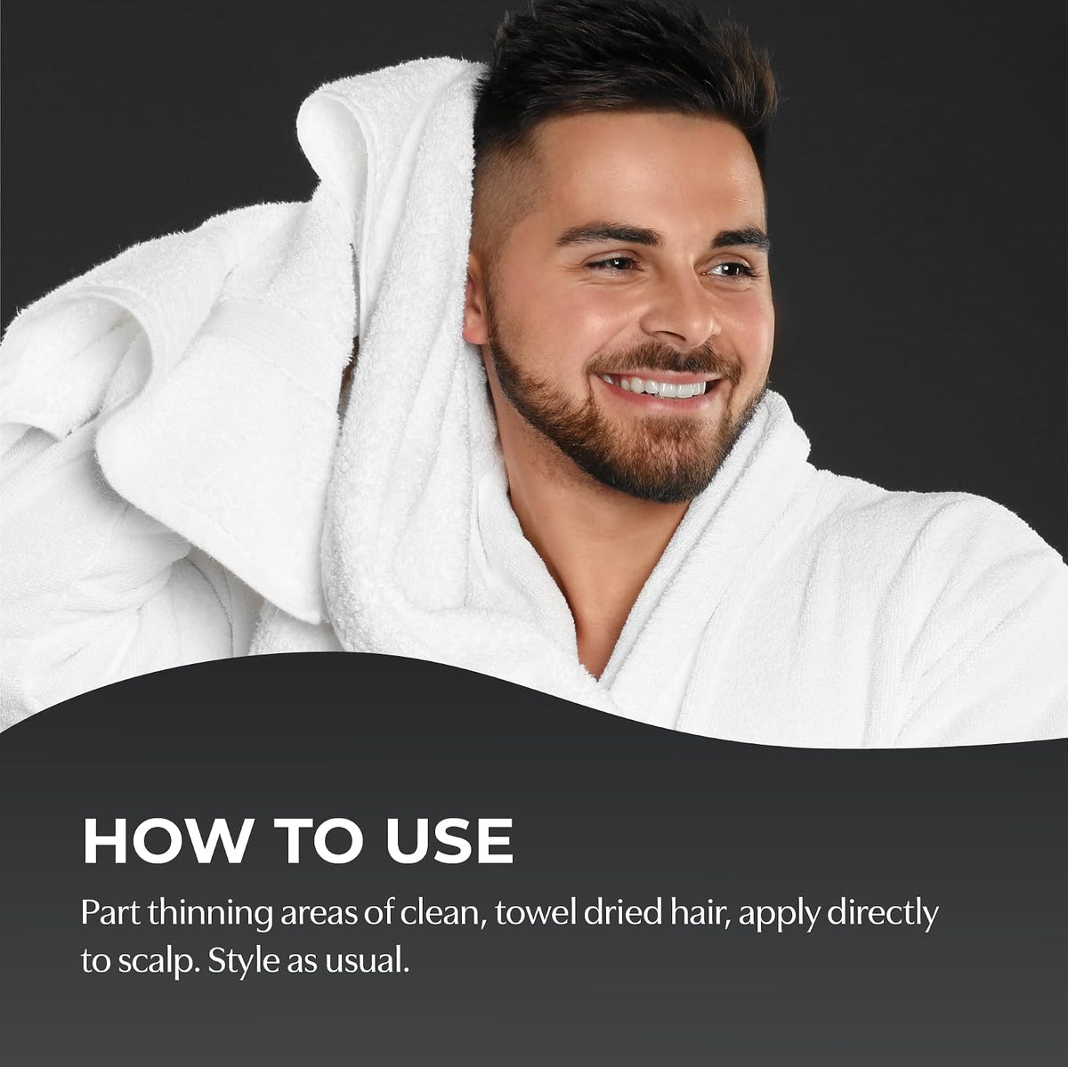 natural hair volume boost with saw palmetto
