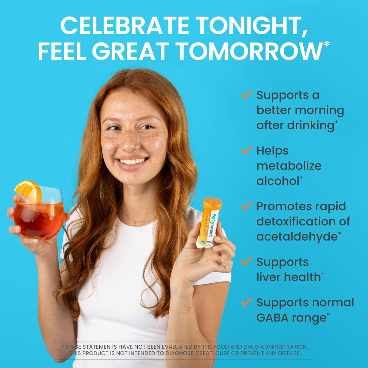 Natural hangover relief capsules