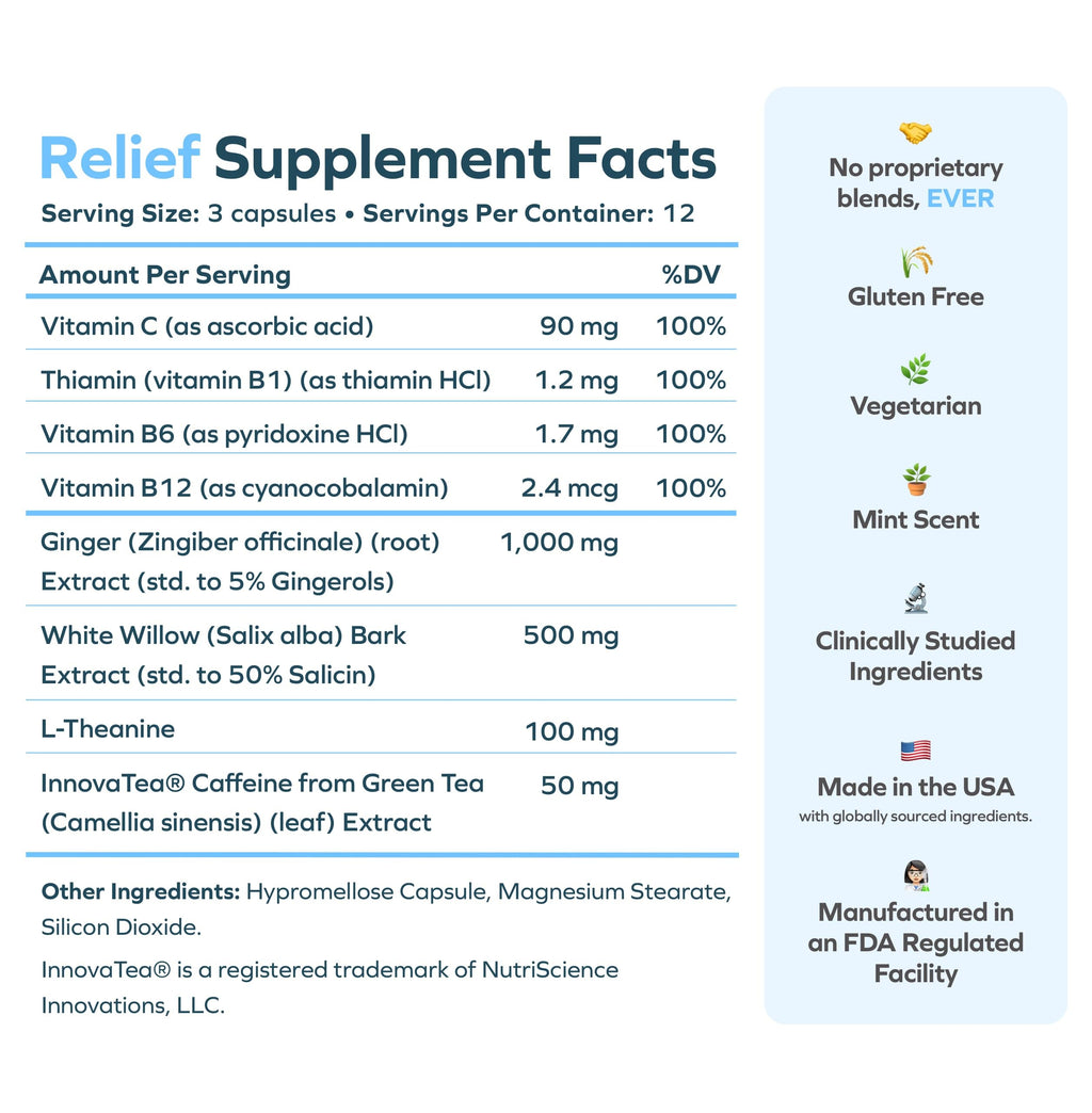 Natural hangover relief with ginger