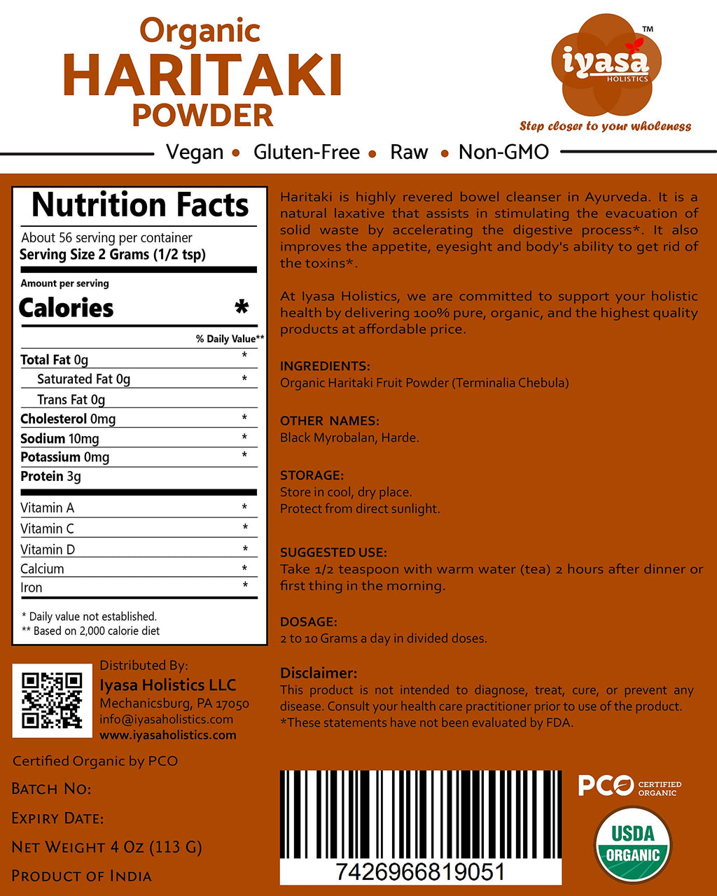 natural haritaki for nutrient absorption