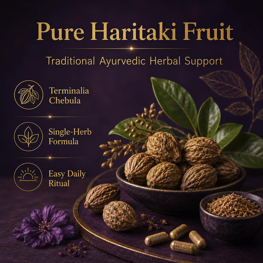 Natural Haritaki supplement for wellness