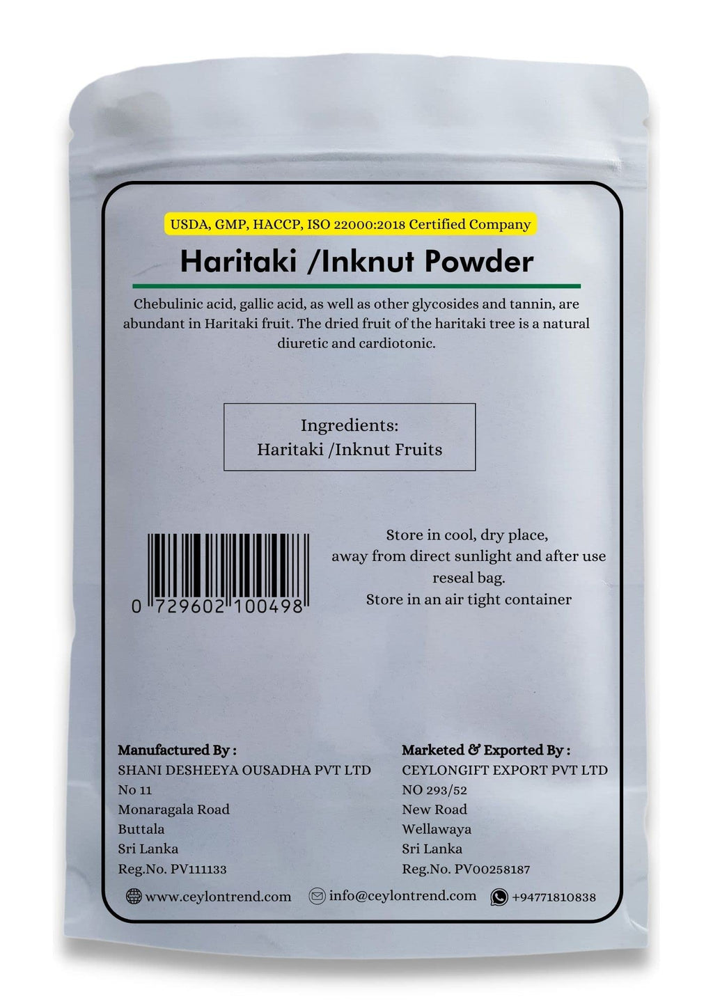natural haritaki supplement for wellness