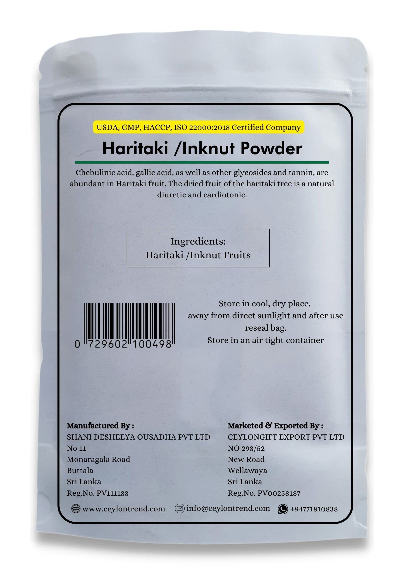 natural haritaki supplement for wellness