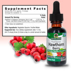 Natural hawthorn berries supplement