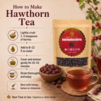 natural hawthorn berry detox tea