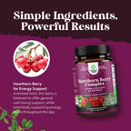 Natural Hawthorn Berry extract in capsules