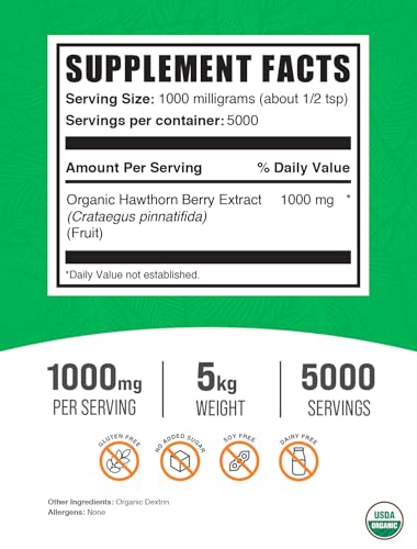 natural hawthorn berry powder benefits
