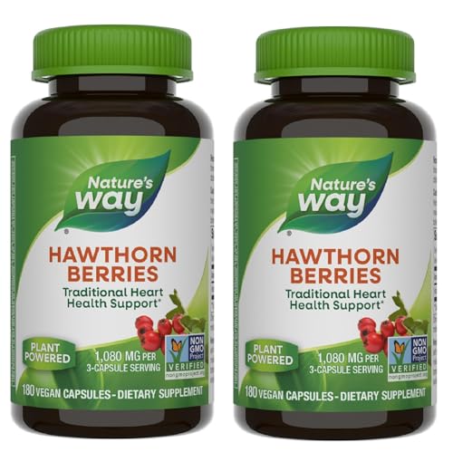 Natural hawthorn berry supplement