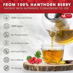 natural hawthorn berry tea for wellness