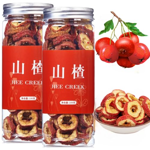 natural hawthorn berry tea infusion