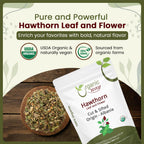 natural hawthorn leaf infusion