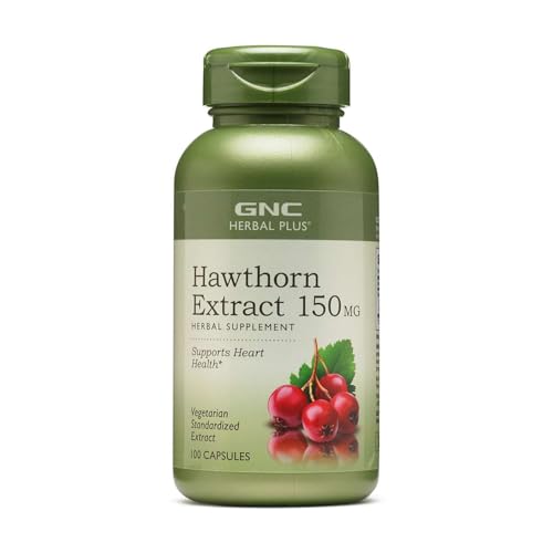 Natural hawthorn supplement capsules