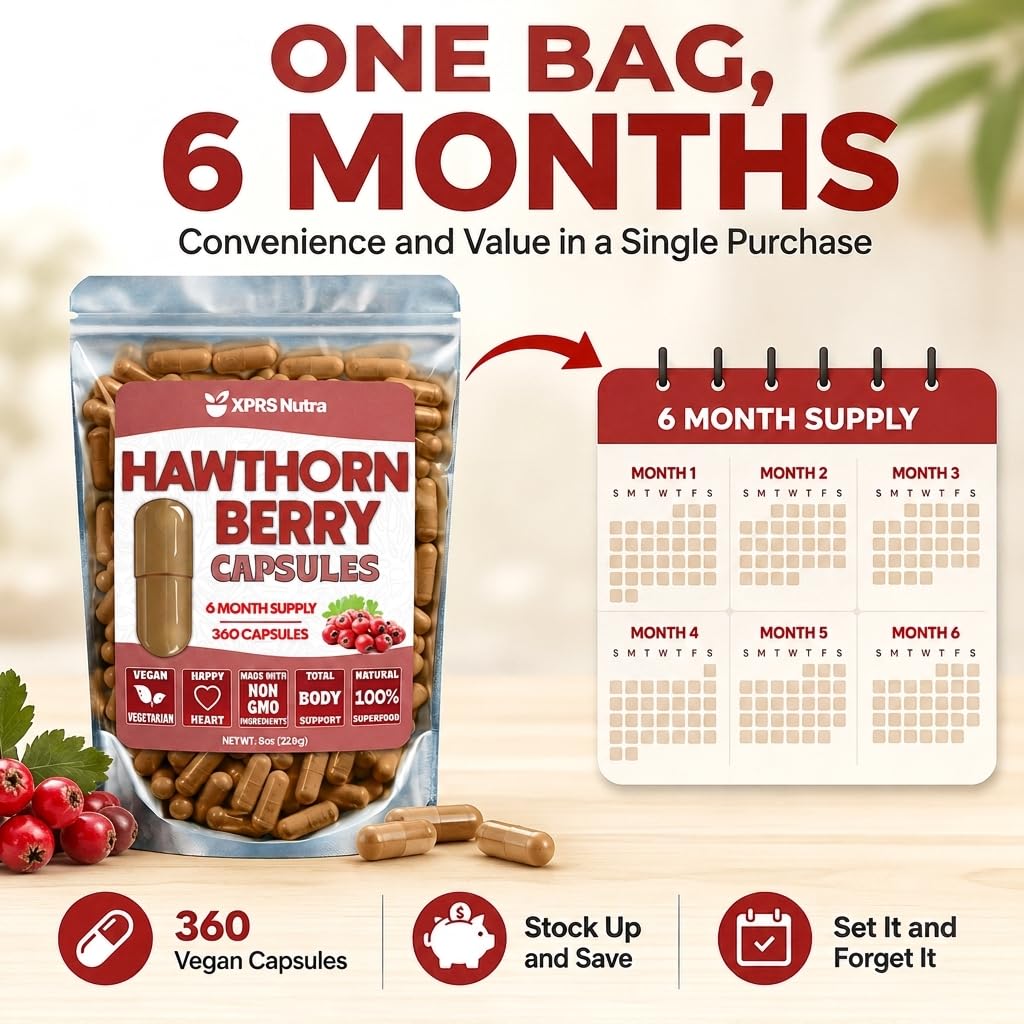 natural hawthorn supplement for heart