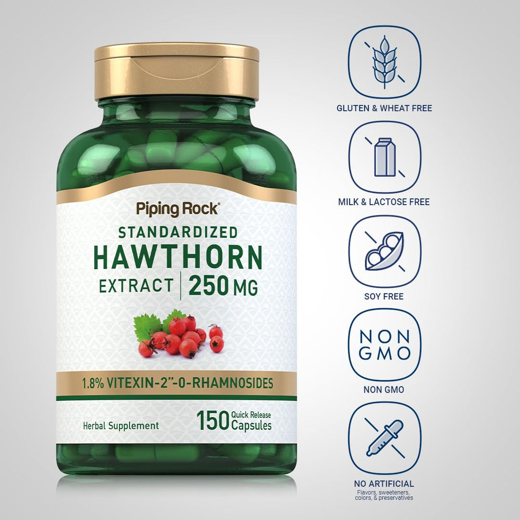 Natural hawthorn supplement for vitality