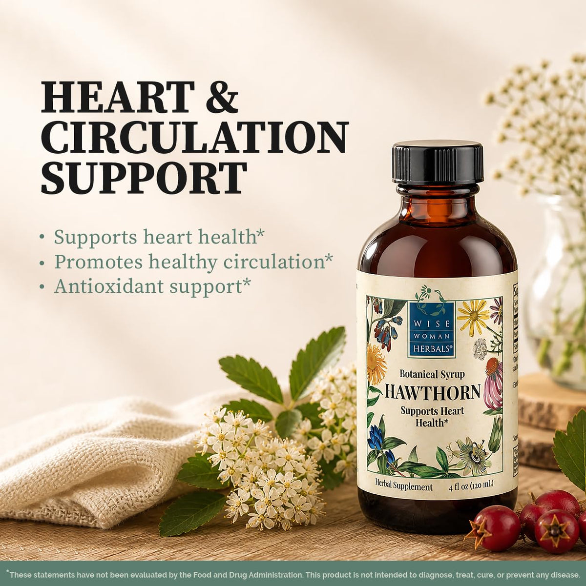 natural hawthorn syrup for heart health
