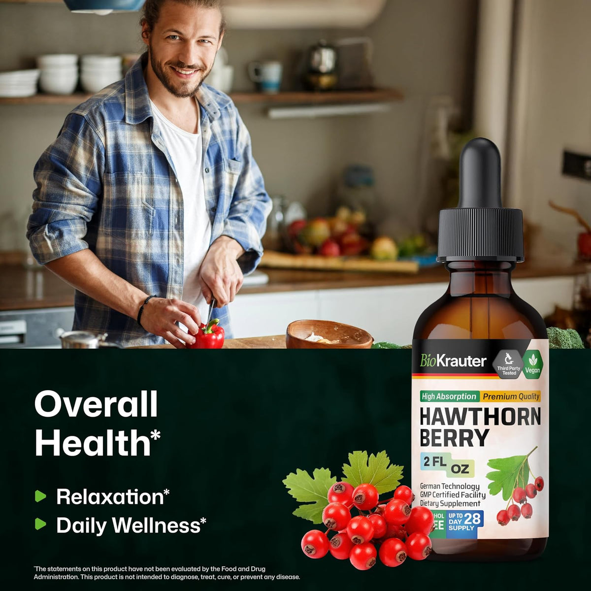 natural hawthorn tincture for heart health