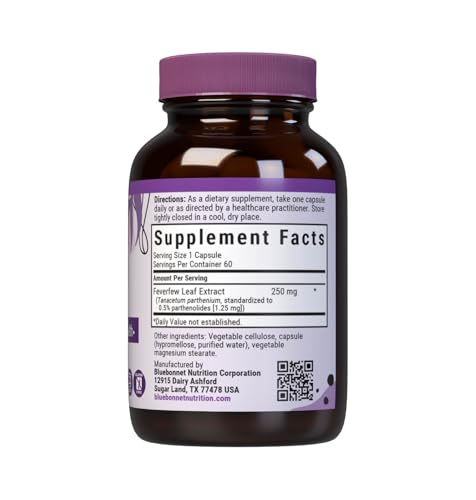 natural head comfort feverfew capsules