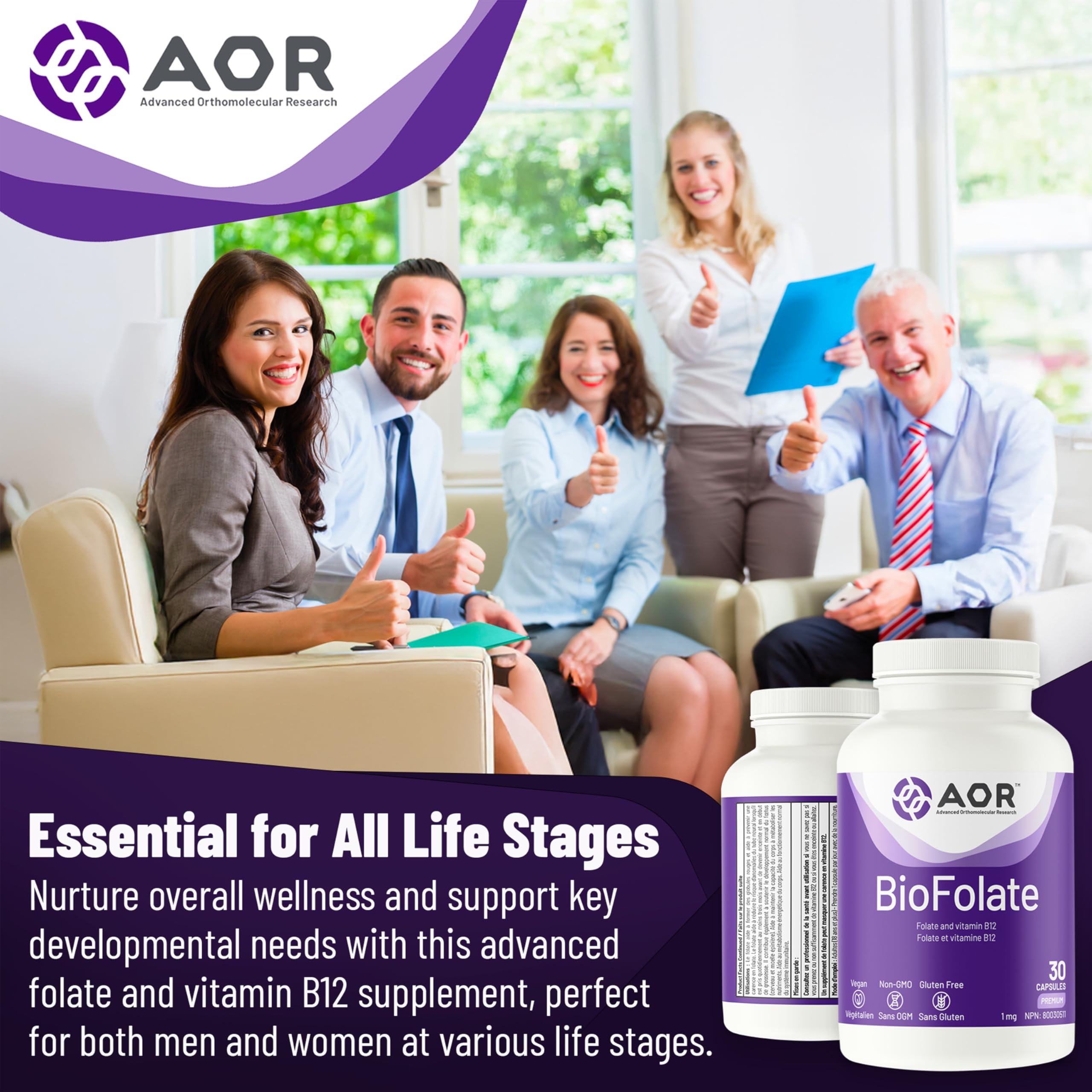 natural health benefits of AOR Biofolate