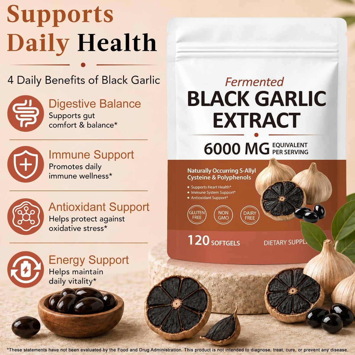 natural health benefits of black garlic