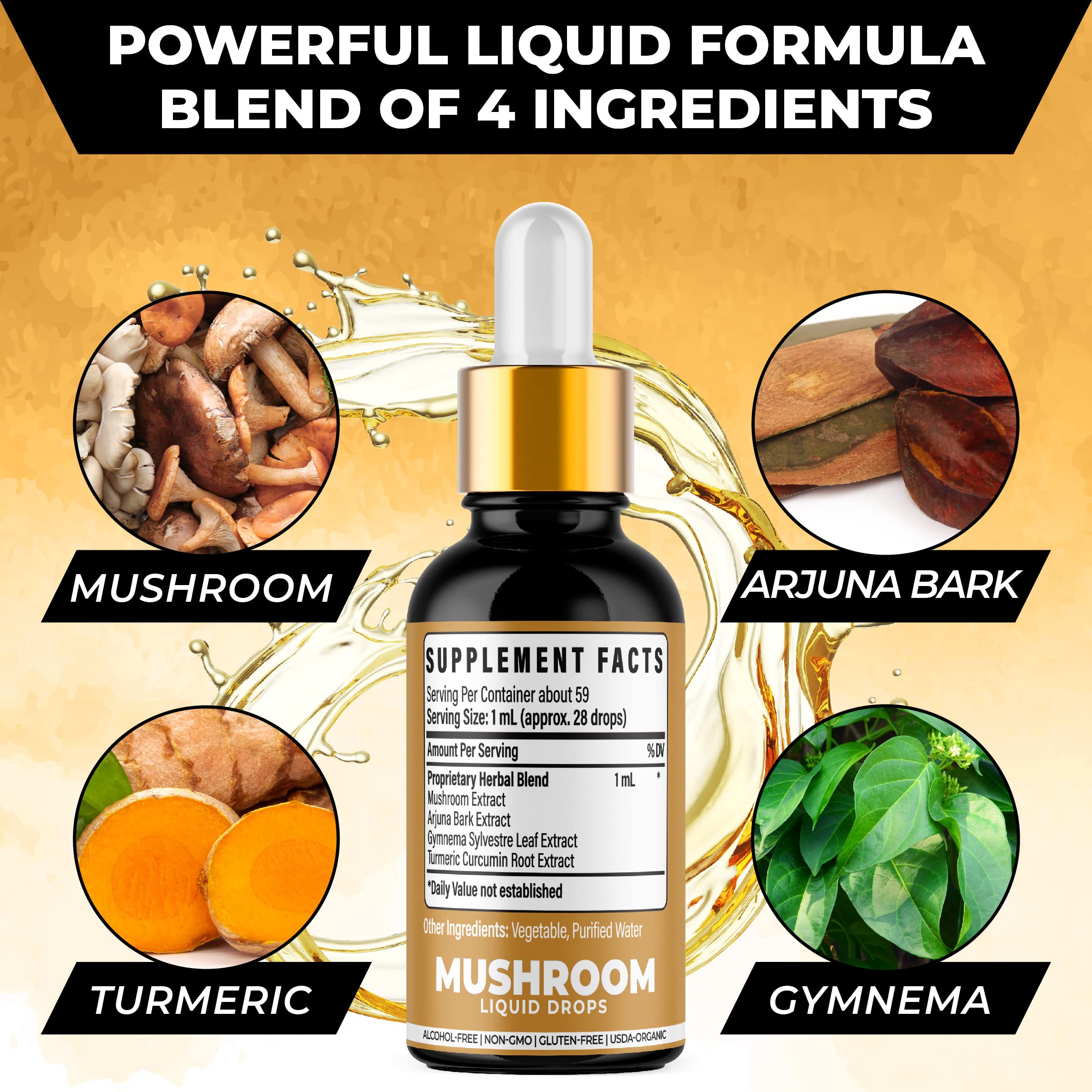natural health benefits of mushroom drops
