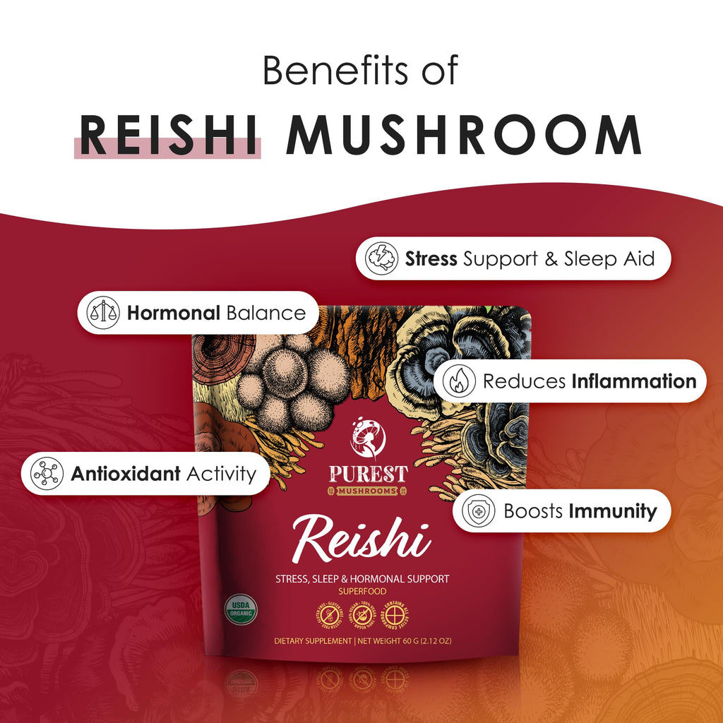 natural health benefits of reishi mushrooms