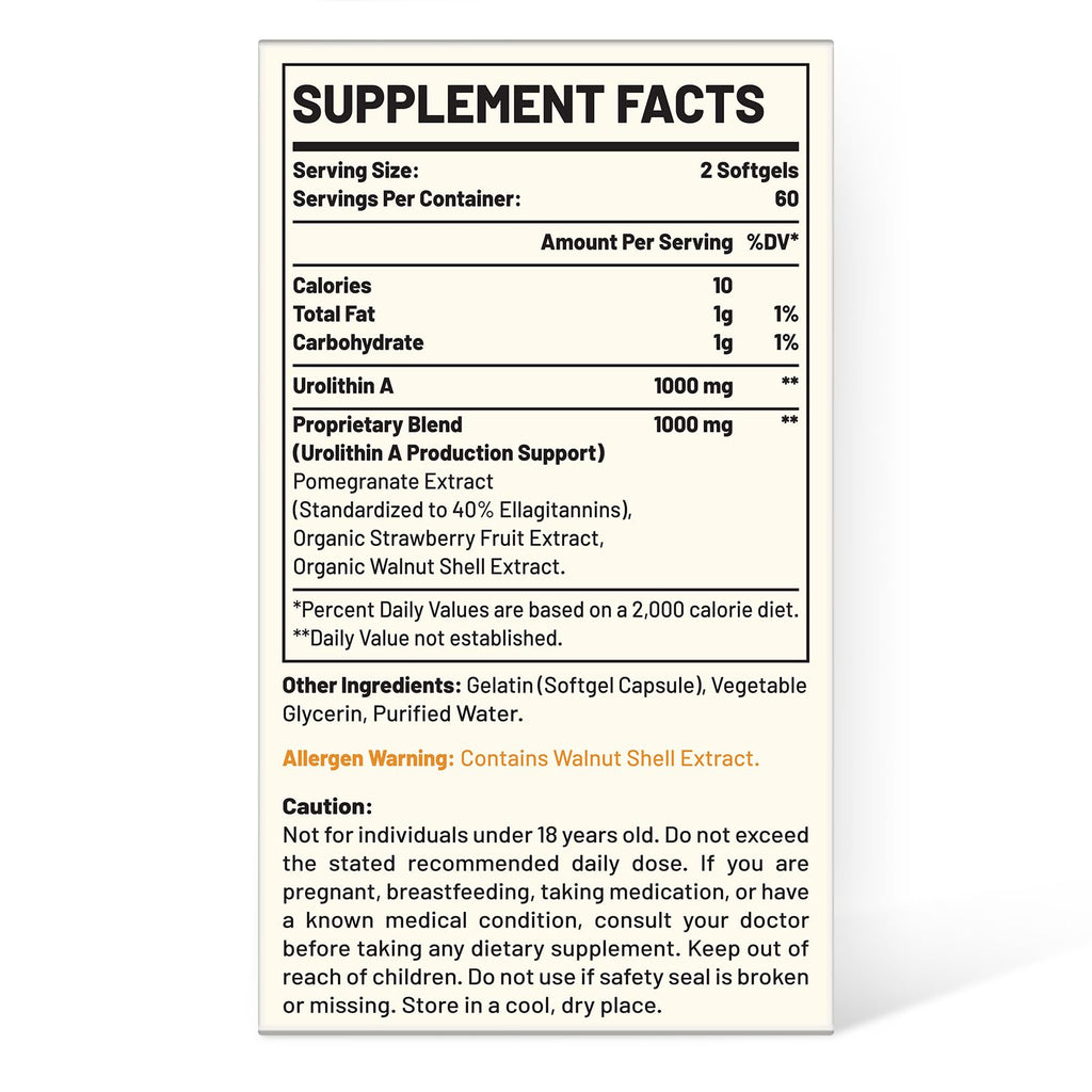 Natural health benefits of Urolithin