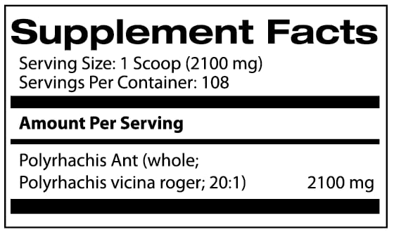 Natural health boost with Polyrhachis