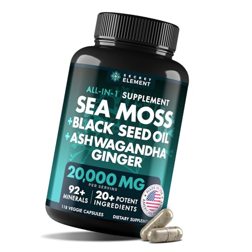 natural health capsules with sea moss
