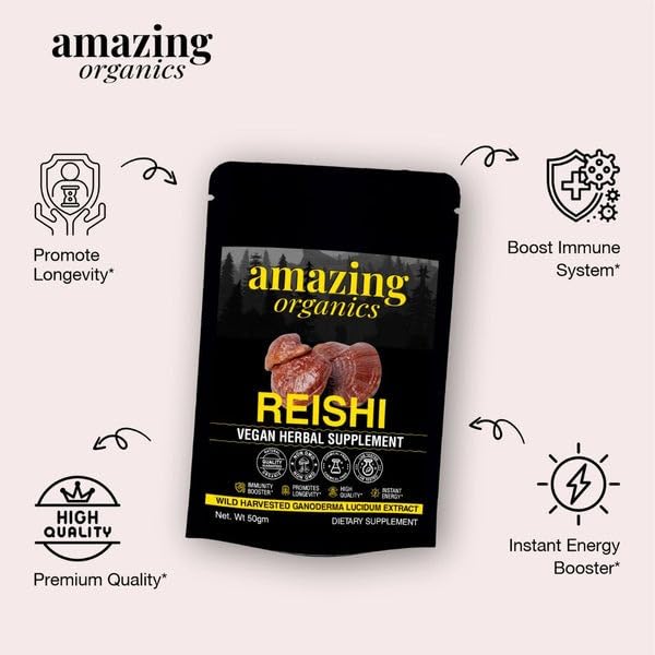 Natural health supplement with mushrooms