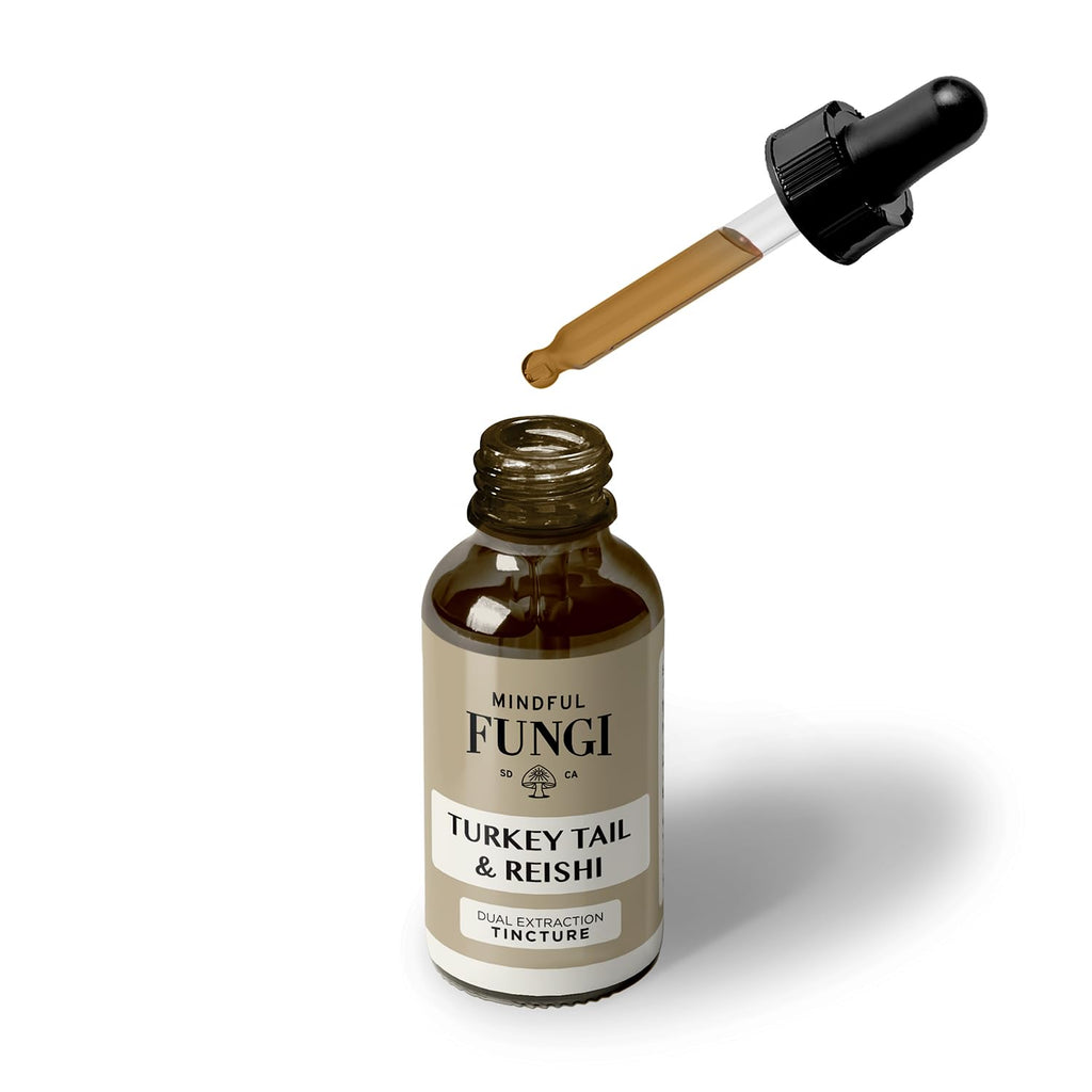 Natural health supplement with mushrooms