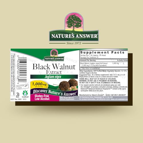 Natural health support with black walnut