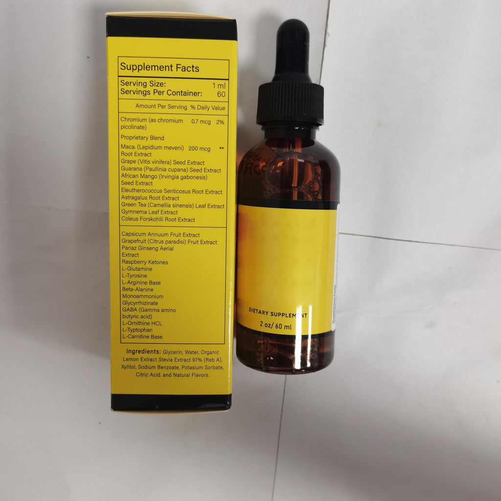 natural health support with extract drops
