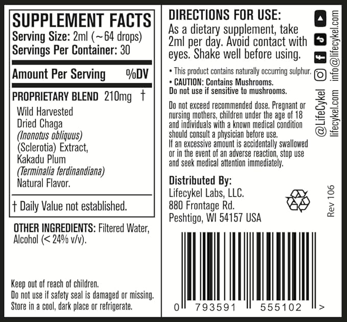 Natural health support with mushrooms