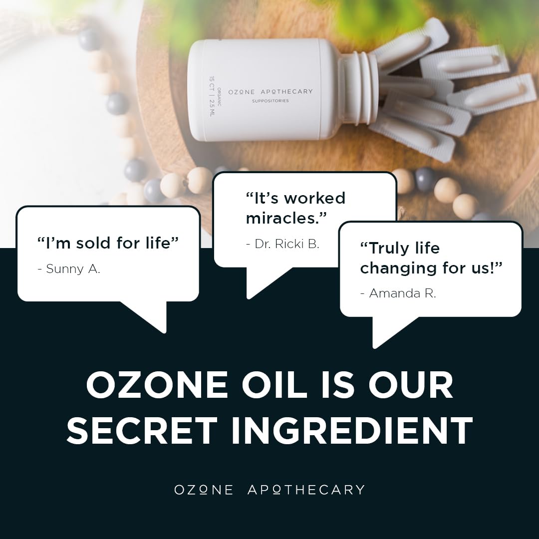 Natural health support with Ozone suppositories