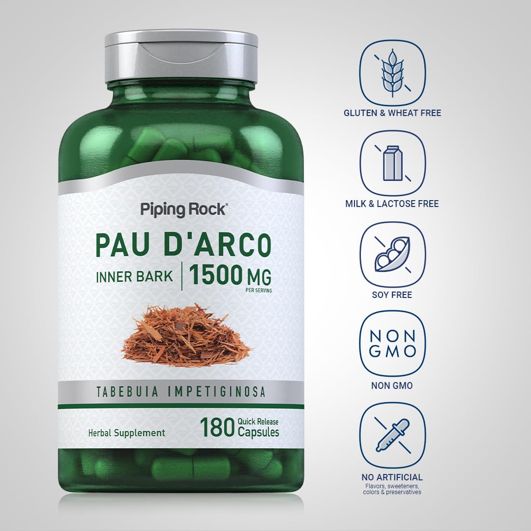 Natural health support with PAU D'Arco