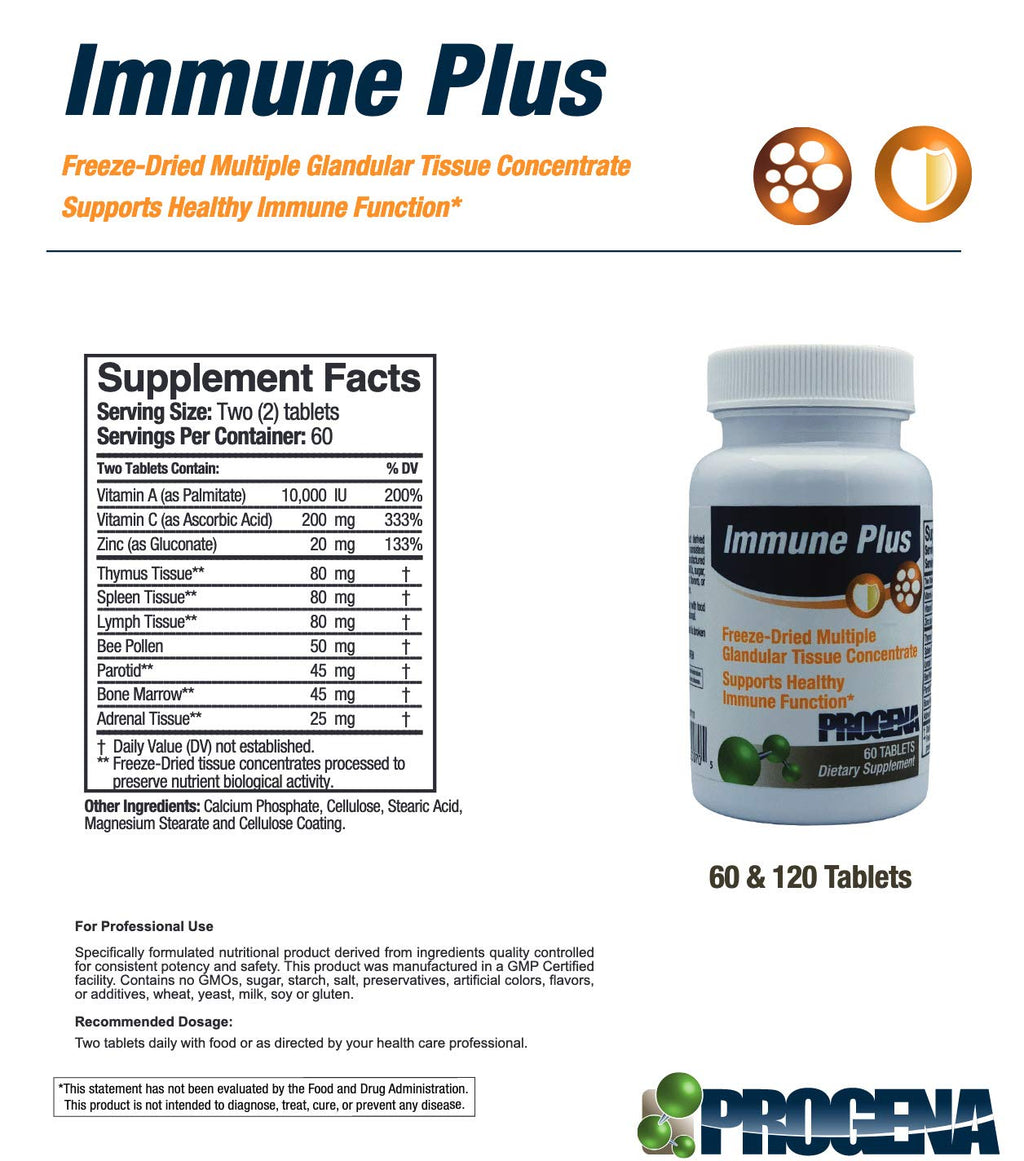 Natural health support with PROGENA Immune Plus