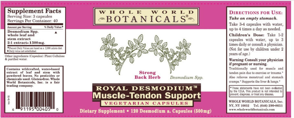 natural health support with Royal Desmodium