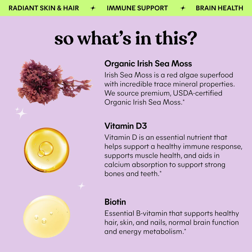 natural health support with sea moss