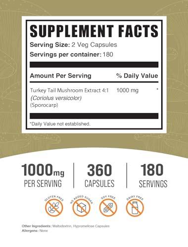 Natural health with turkey tail mushrooms