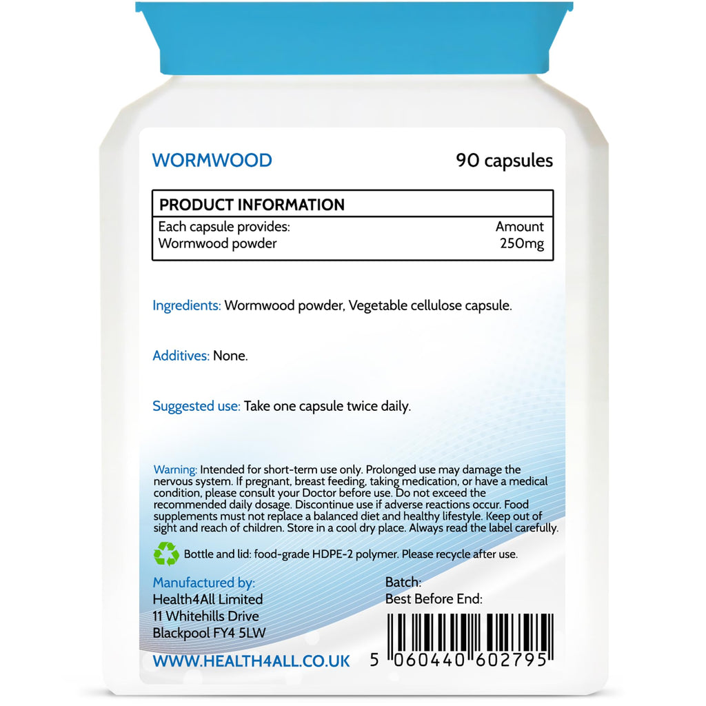 natural health with wormwood capsules