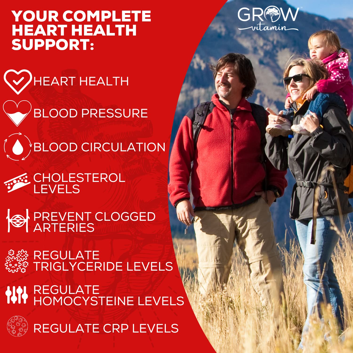natural heart health supplement capsules