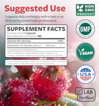 Natural heart health support capsules