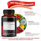 Natural heart health support capsules