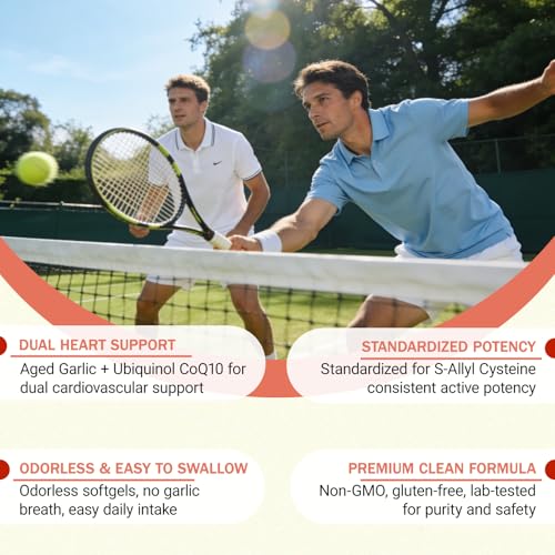 natural heart health support softgels