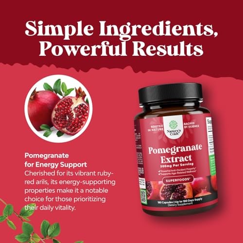 natural heart health support with pomegranate extract