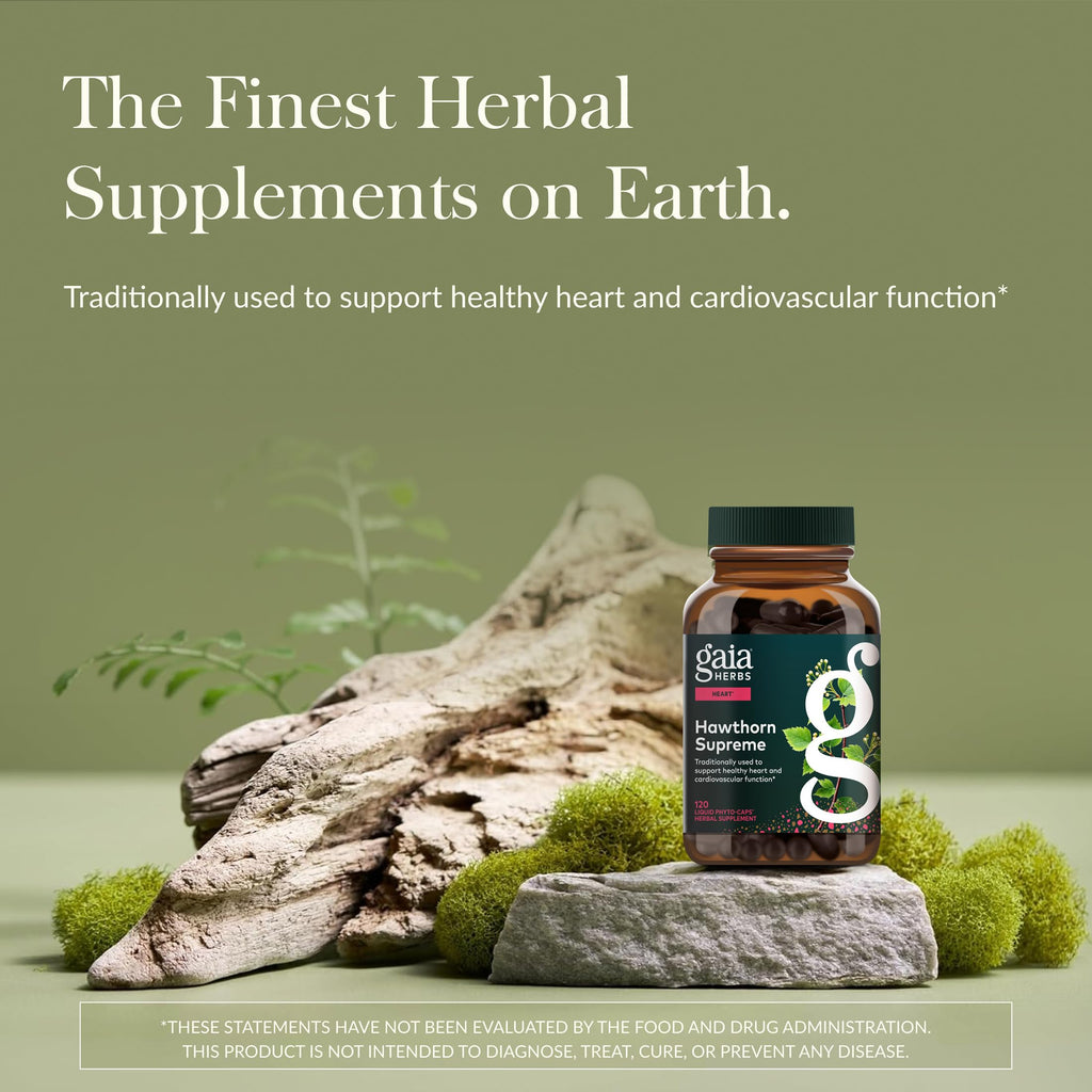 Natural heart support with hawthorn berries
