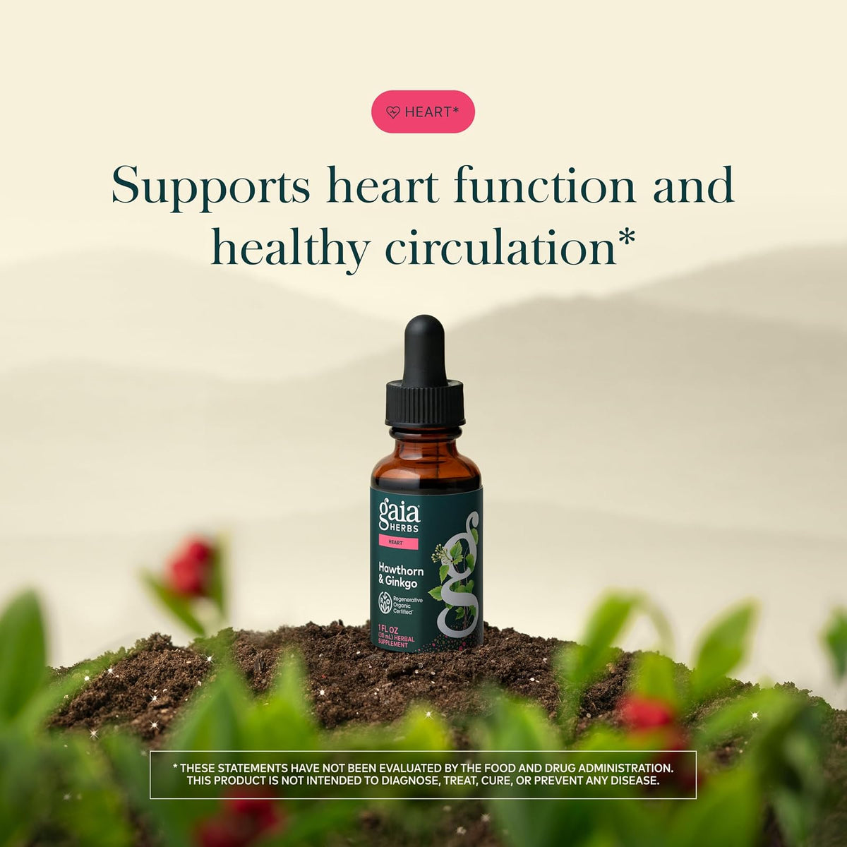 Natural heart support with Hawthorn