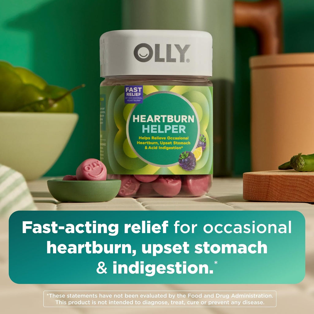 Natural heartburn support gummies